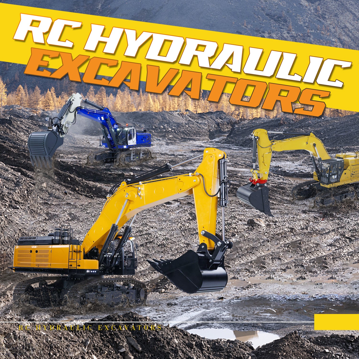 RC Hydraulic Excavators by Toucanhobby | Explore Our Collection ...