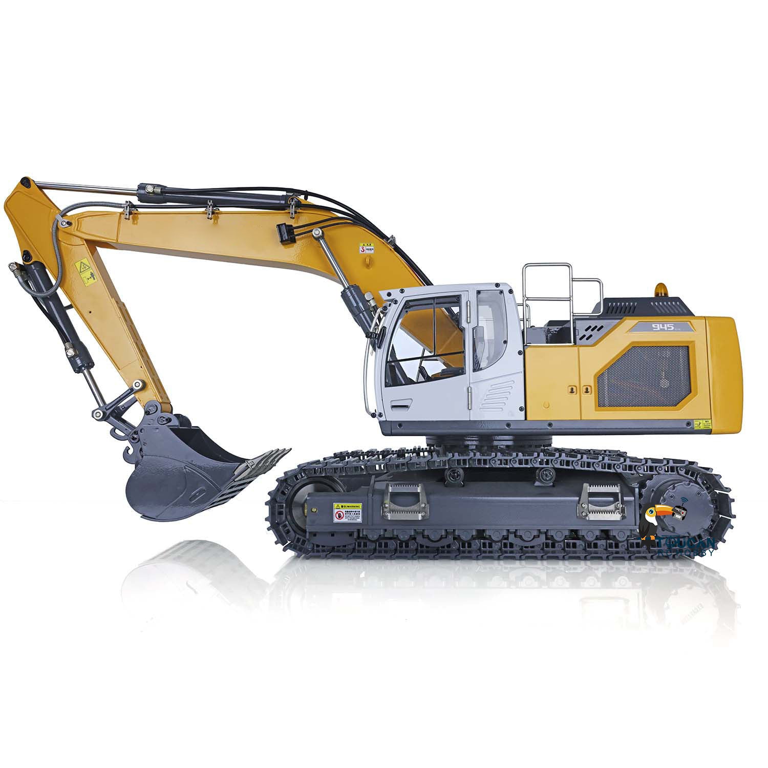 945 Metal 1/14 Hydraulic RC Tracked Excavator Remote Control Painted A ...