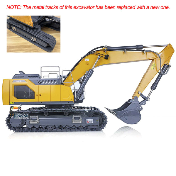 1/14 XDRC Metal Hydraulic RC Excavator 945 Remote Control Digger Sound ...