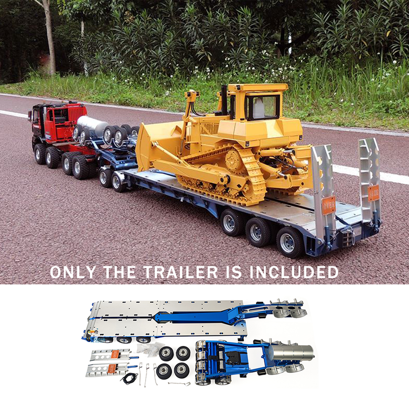 JDMODEL 1.5M Metal Drake Trailer JDM-2 for 1/14 RC Tractor Truck DIY ...