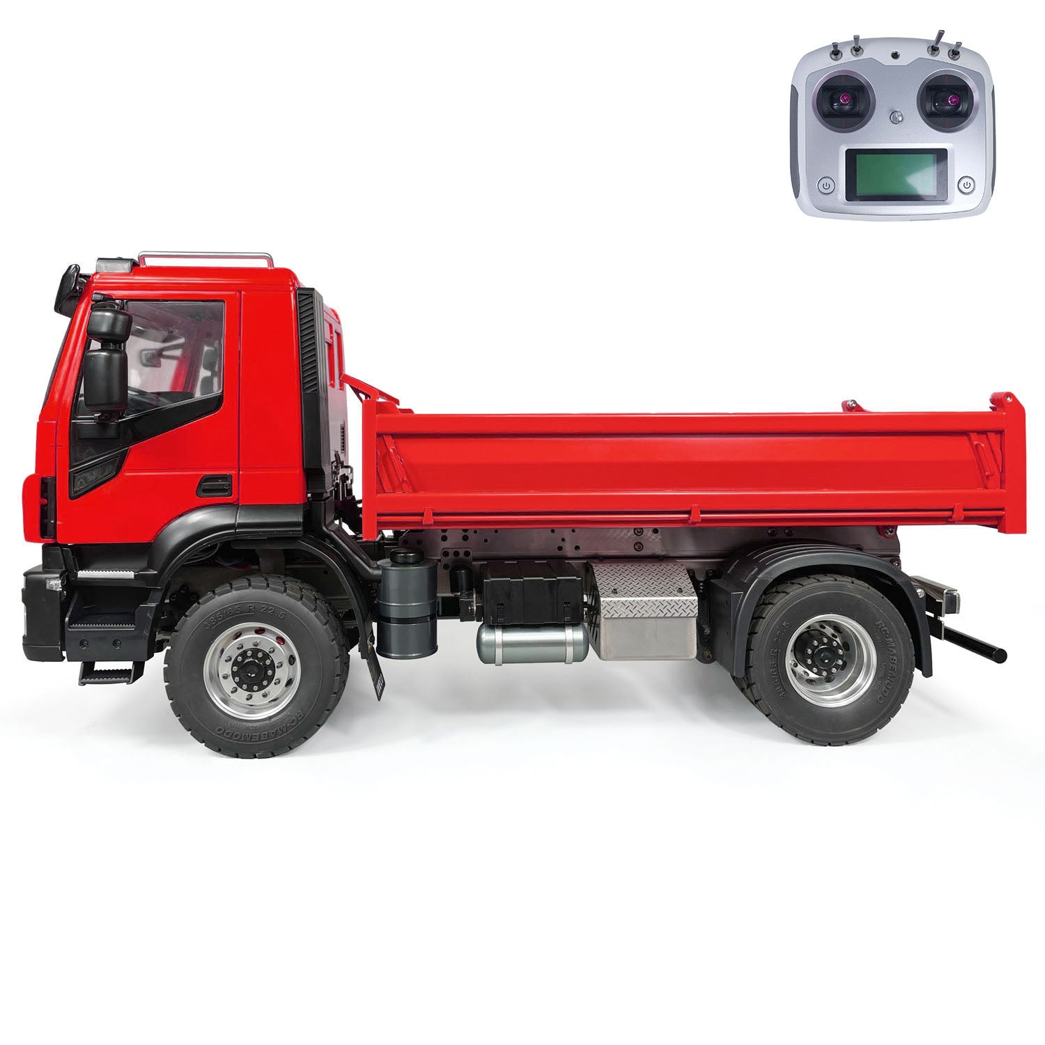 1/14 4x2 Metal RC Hydraulic Dump Truck 2-speed Remote Control Tipper C ...