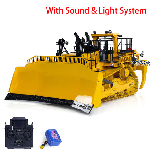 1/14 D11T 3-Plow RC Hydraulic Heavy-duty Bulldozer Remote Control Doze ...