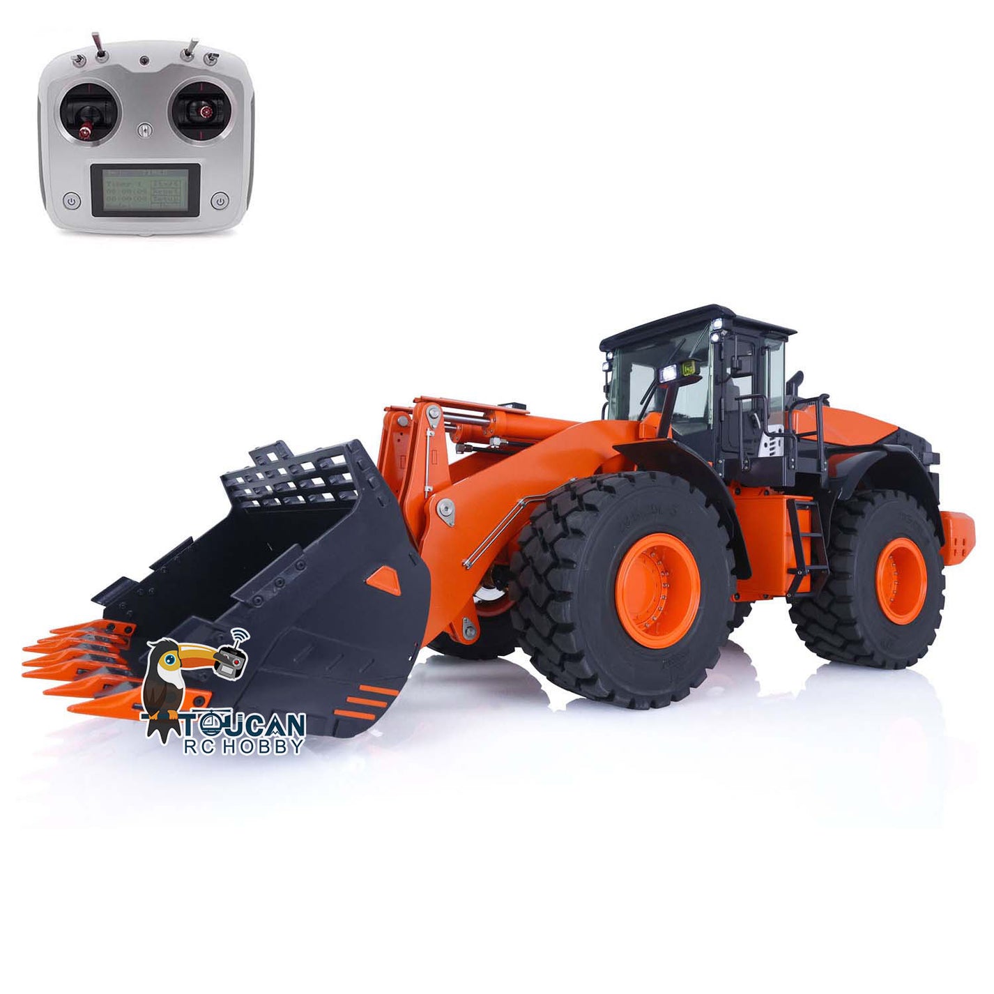 JDMODEL 1/14 RC Hydraulic Metal Loader ZW370 Light Sound Assembled Con ...