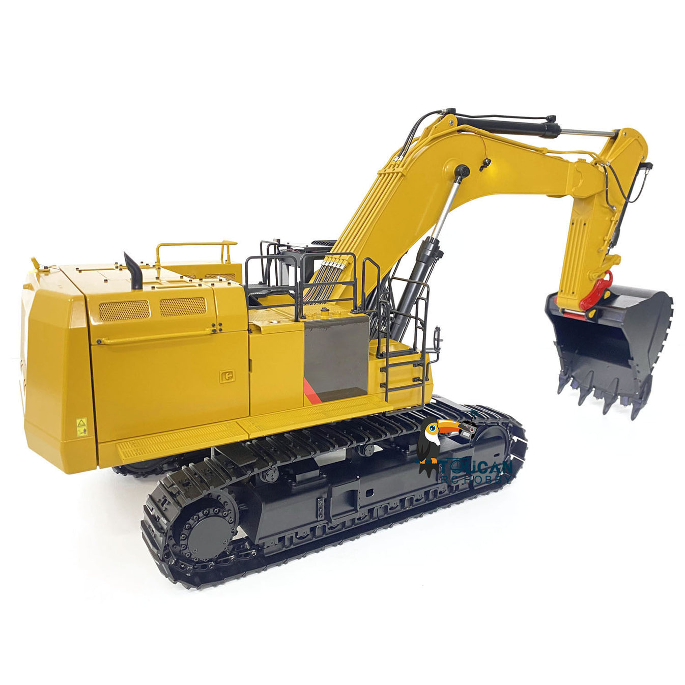 Metal 1/14 374F Hydraulic RC Excavator Remote Control Engineering Vehi ...
