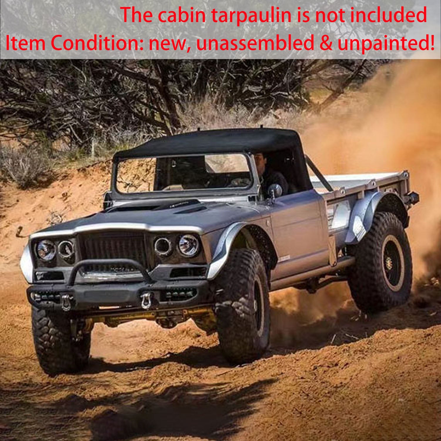 TWOLF 1/8 4x4 RC Off-road Vehicles M715 4WD Remote Control Crawler Cli ...