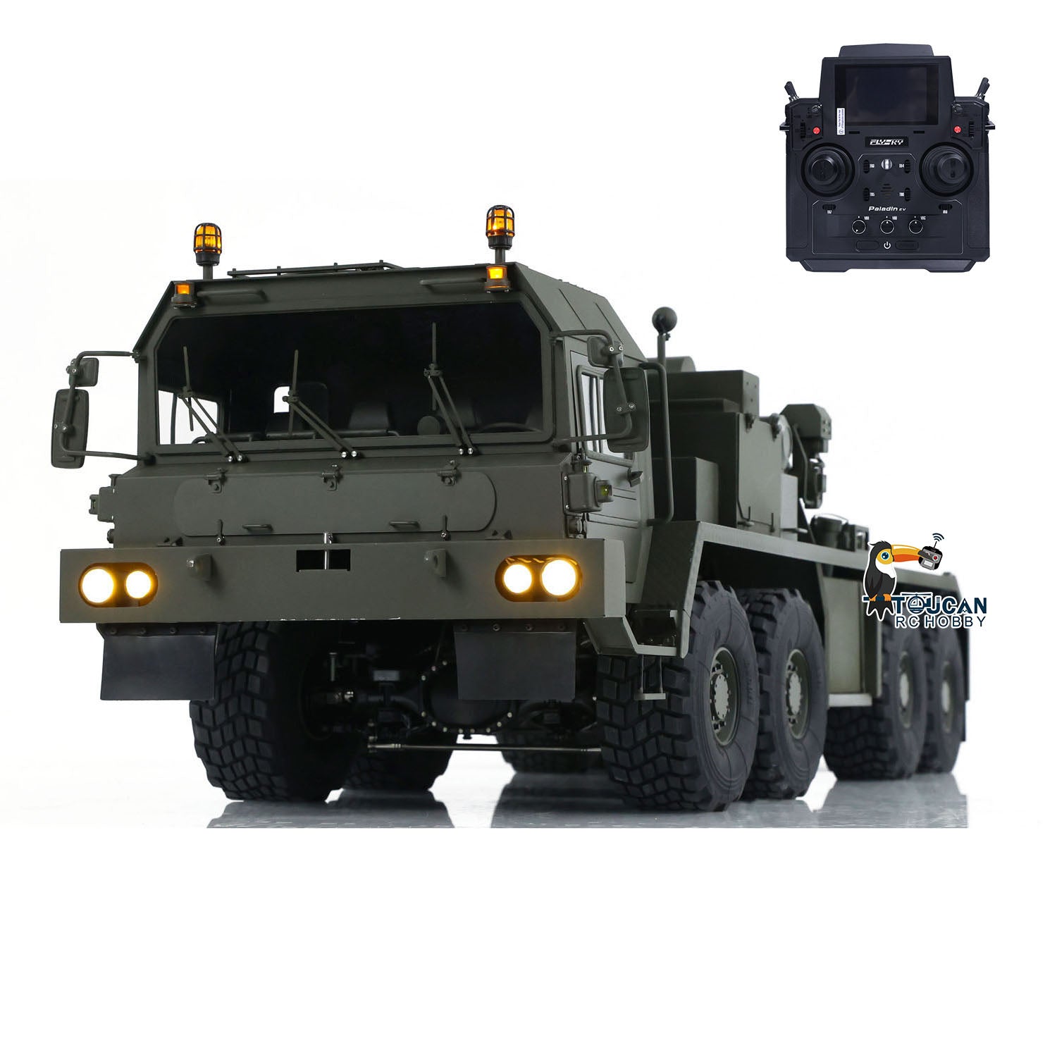 TOUCAN 8x8 1/14 RC Tractor Truck SLT56 Full Metal Remote Controlled Mi ...