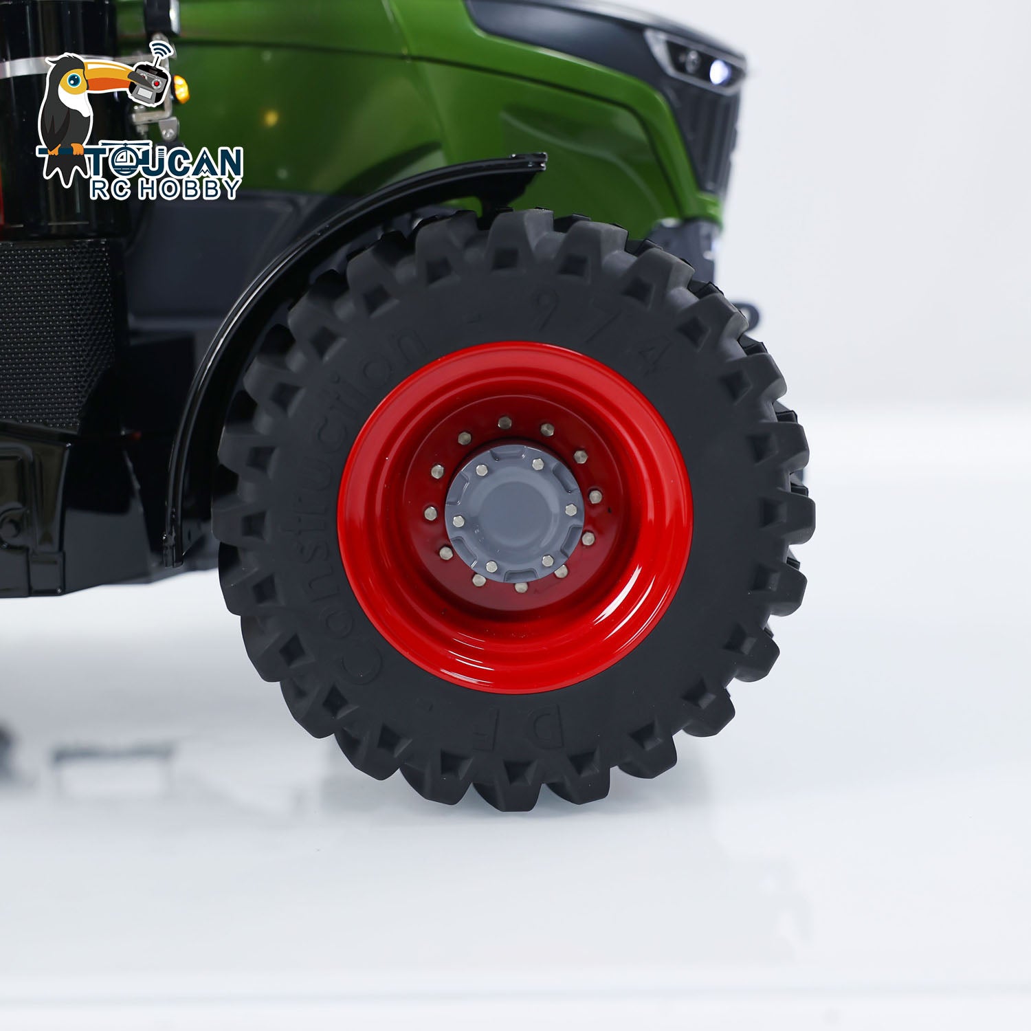 LESU 1/16 4X4 Fendt 1050 RC Tractors Metal Chassis Ready to Run Car Di ...