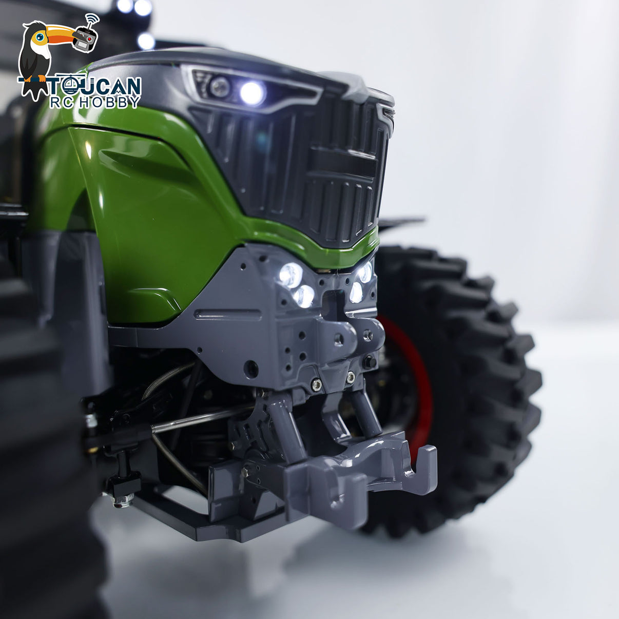 LESU 1/16 4X4 Fendt 1050 RC Tractors Metal Chassis Ready to Run Car Di ...