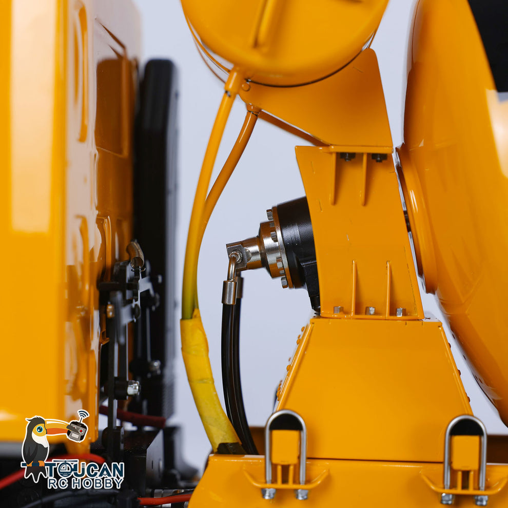 LESU 1/14 6x6 Metal RC Mixer Truck Remote Control Agitating Lorry Conc ...