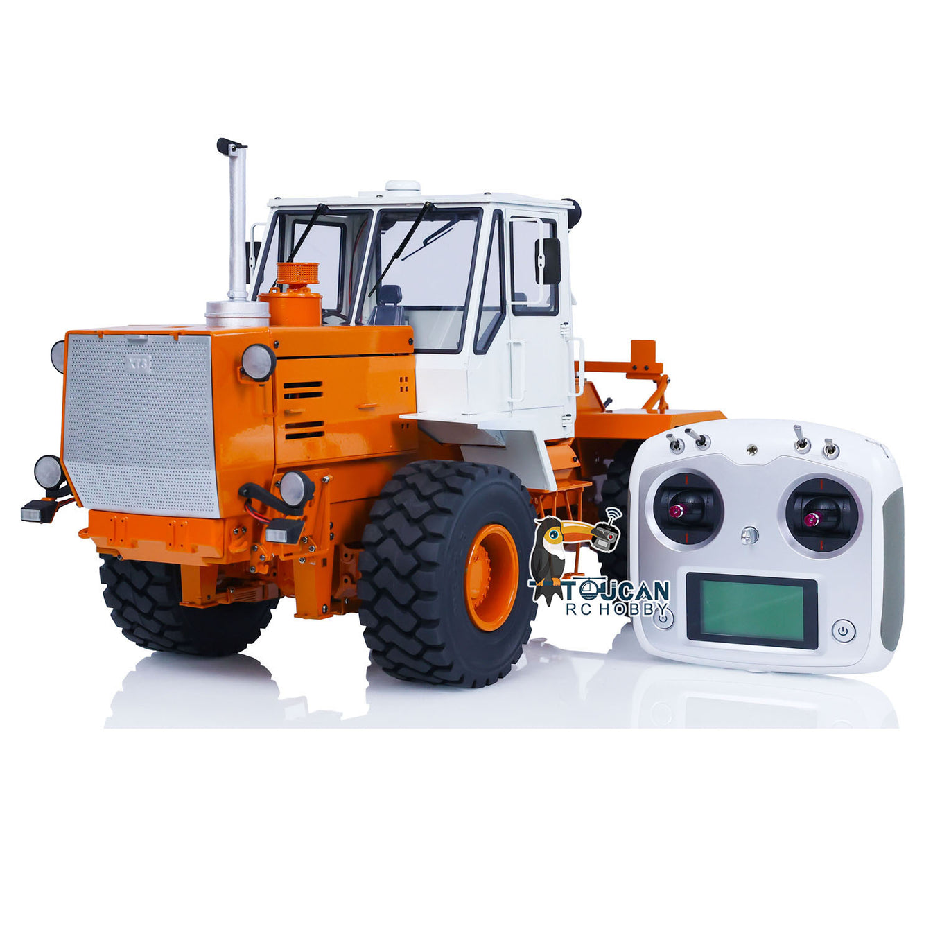 JZM Metal 1/12 4x4 RC Hydraulic Tractor T150K Remote Control Agricultu ...