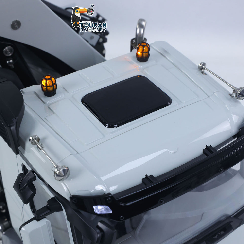 4151 AK Metal 1/14 RC Tractor Truck with Hydraulic Crane Fly Jib Arm B ...