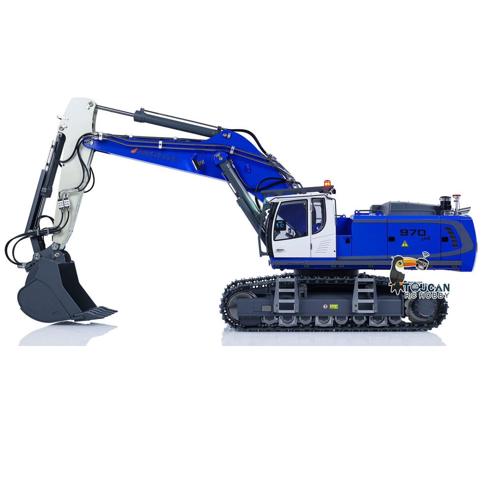 Kabolite K970 100S Pro 1/14 RC Excavator Metal Hydraulic Digger Model ...