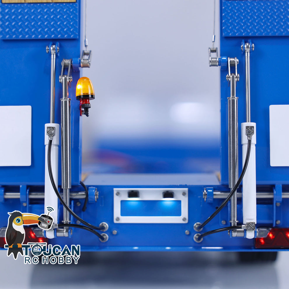 In Stock Metal Trailer for LESU 1/14 Hydraulic RC Truck Radio Control ...