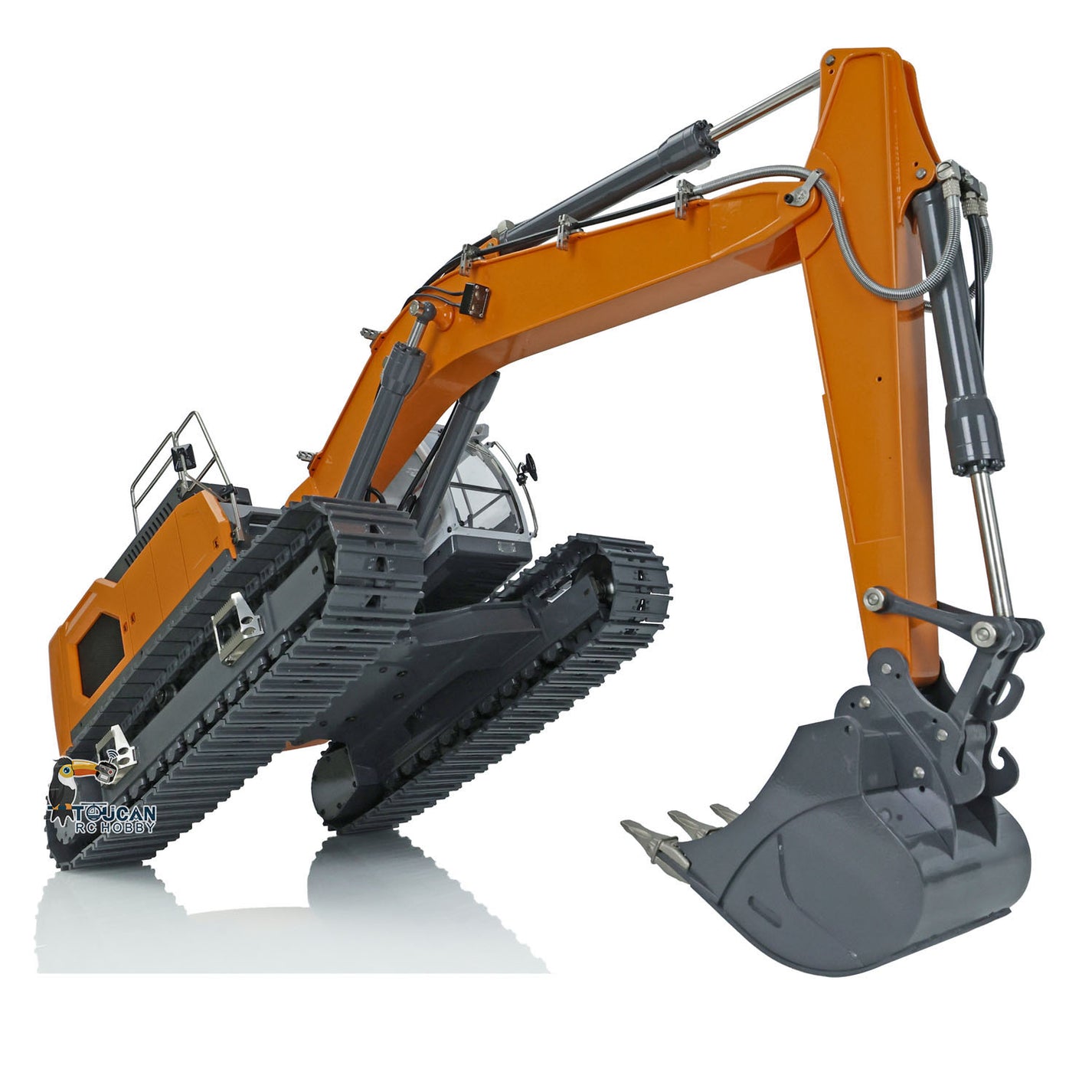 1:14 RC Hydraulic Digger Radio Control Metal Excavator L945 RTR Trucks ...