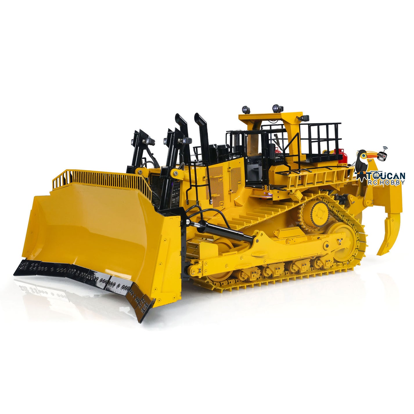 1/14 D11T 3-Plow RC Hydraulic Heavy-duty Bulldozer Remote Control Doze ...