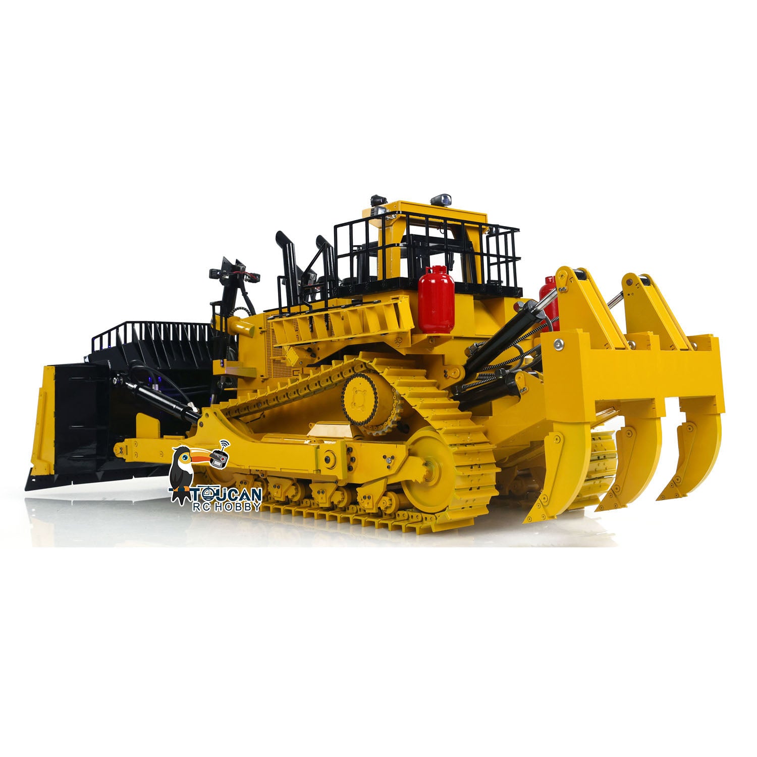 1/14 D11T 3-Plow RC Hydraulic Heavy-duty Bulldozer Remote Control Doze ...