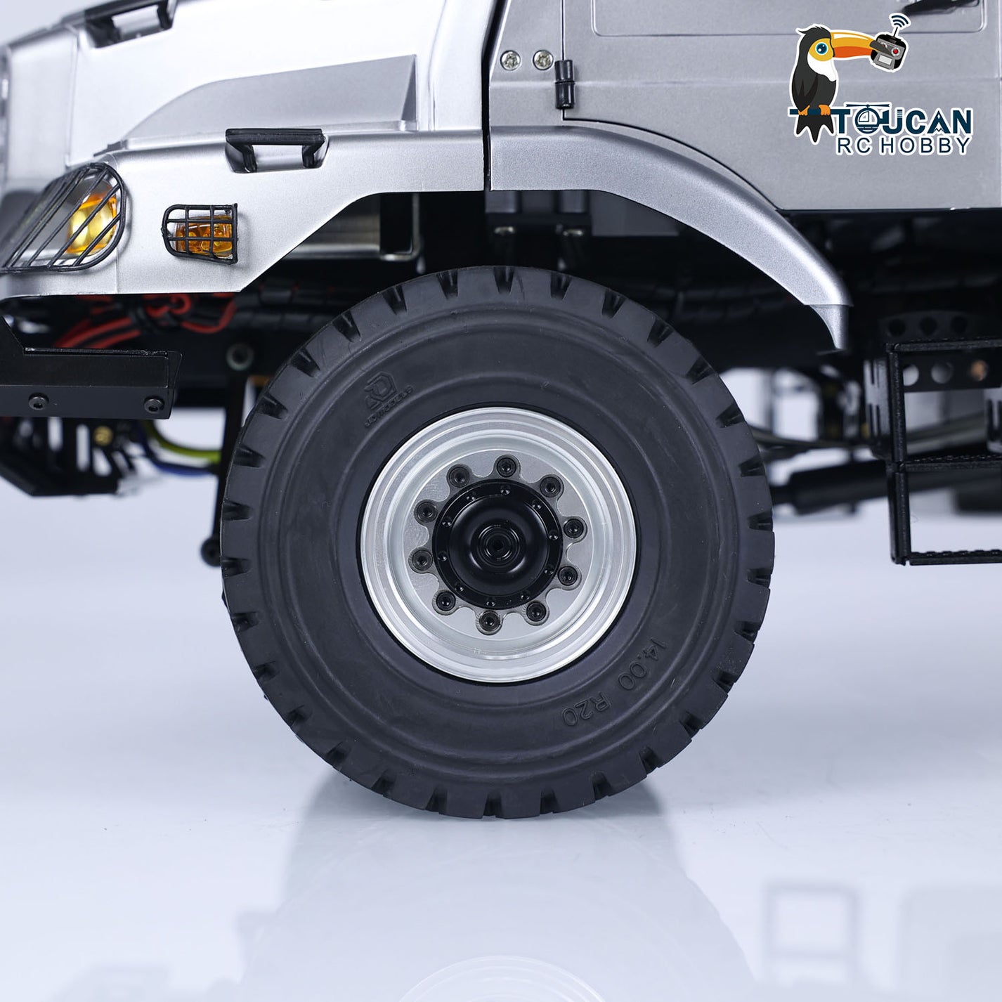 JD Model 1/14 Scale 6x6 RC Off-road Tractor Truck Remote Controlled Ca ...