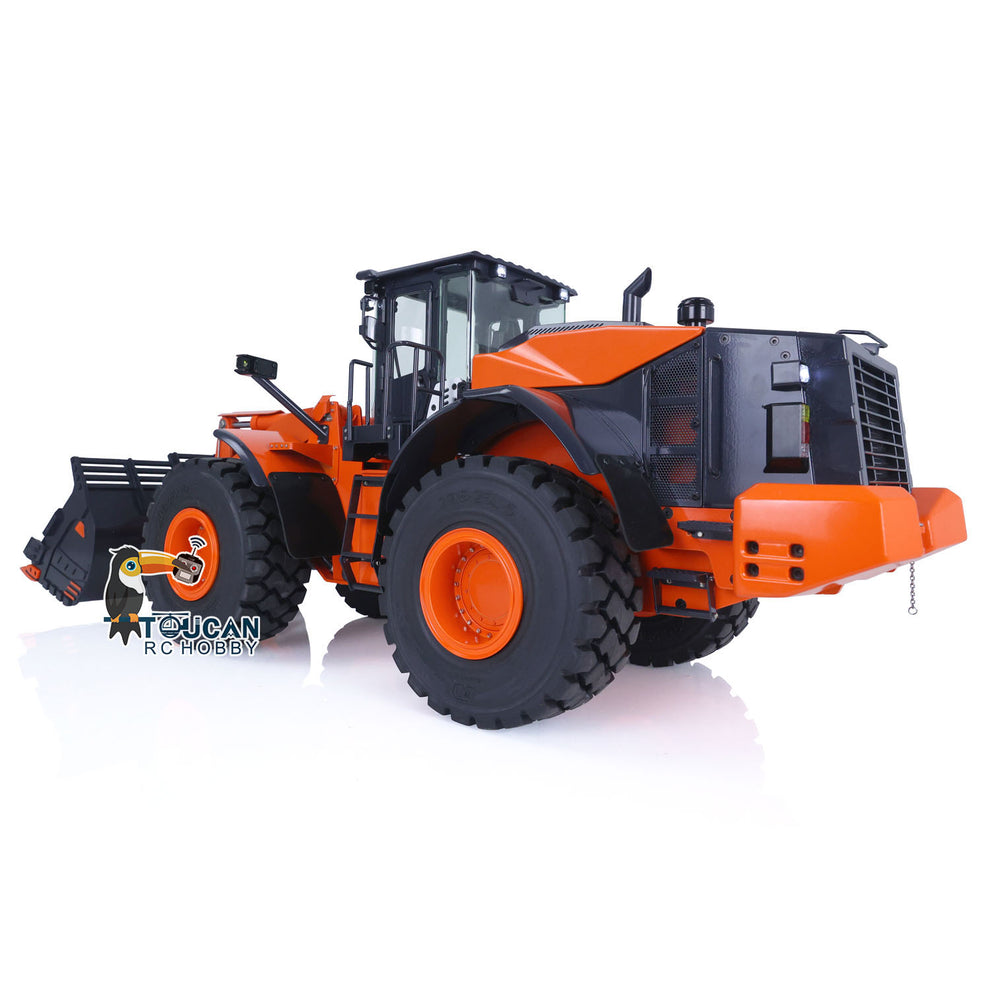 JDMODEL 1/14 RC Hydraulic Metal Loader ZW370 Light Sound Assembled Con ...