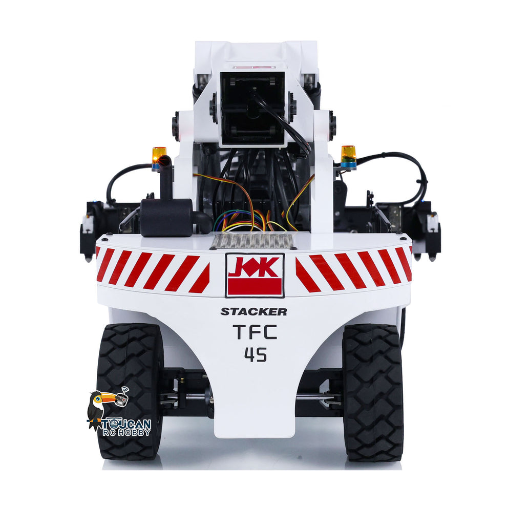 JX-KCK TFC45 1/14 RC Hydraulic Frontal Crane Reach Stacker Radio Contr ...