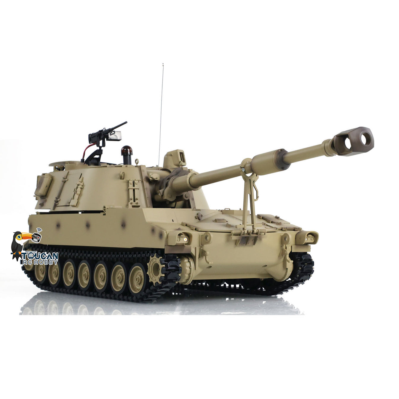 US Stock 1/16 Tongde RC Tank M109A2 Self-propelled Howitzer RTR Infrar ...