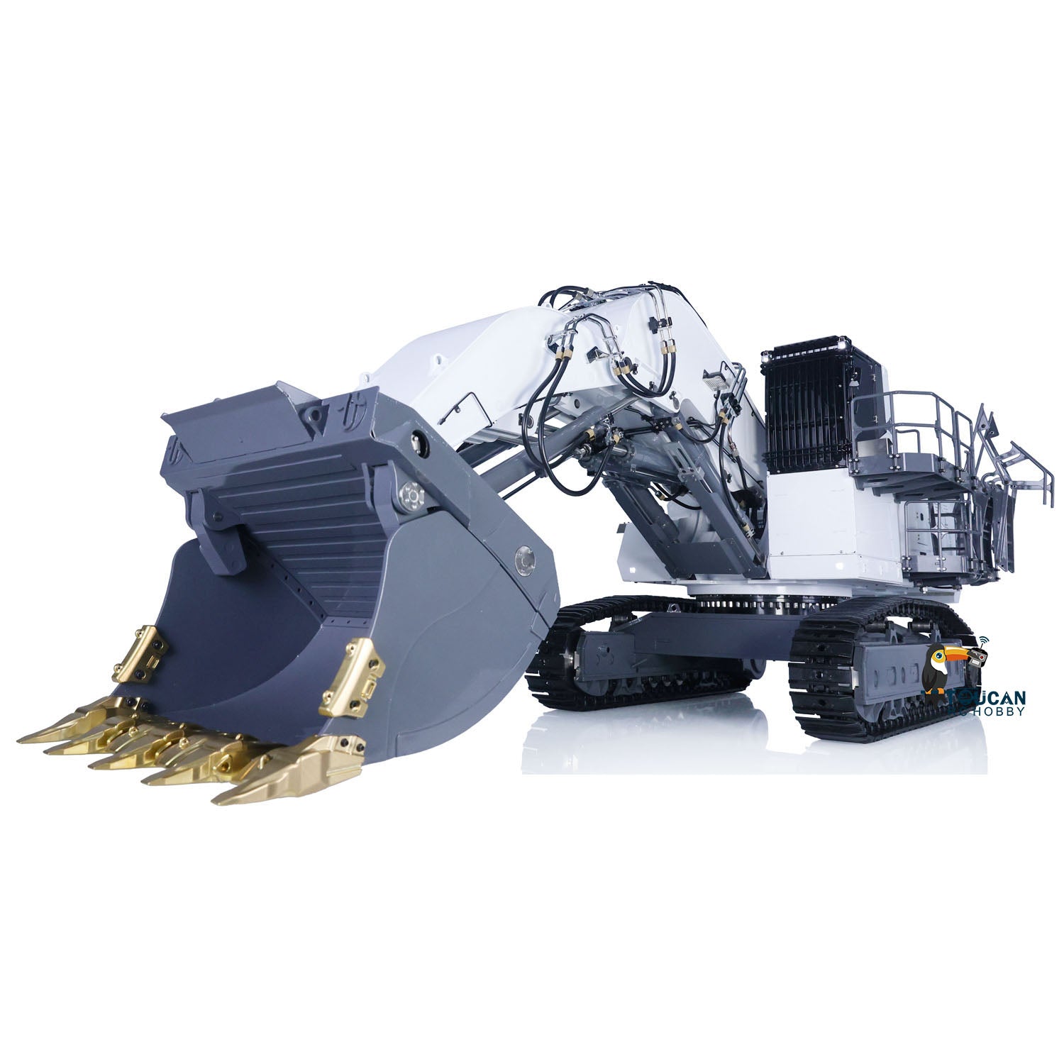 1/14 LESU RC Hydraulic Excavator 9150 Remote Controlled Digger Truck V ...