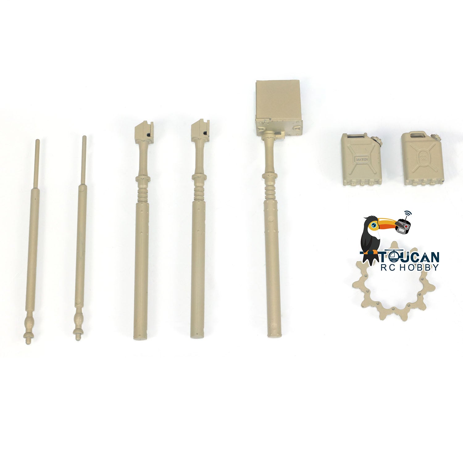 US STOCK Metal Decorative Parts Fuel Water Tanks for 1/16 RC Tank M1A2 ...