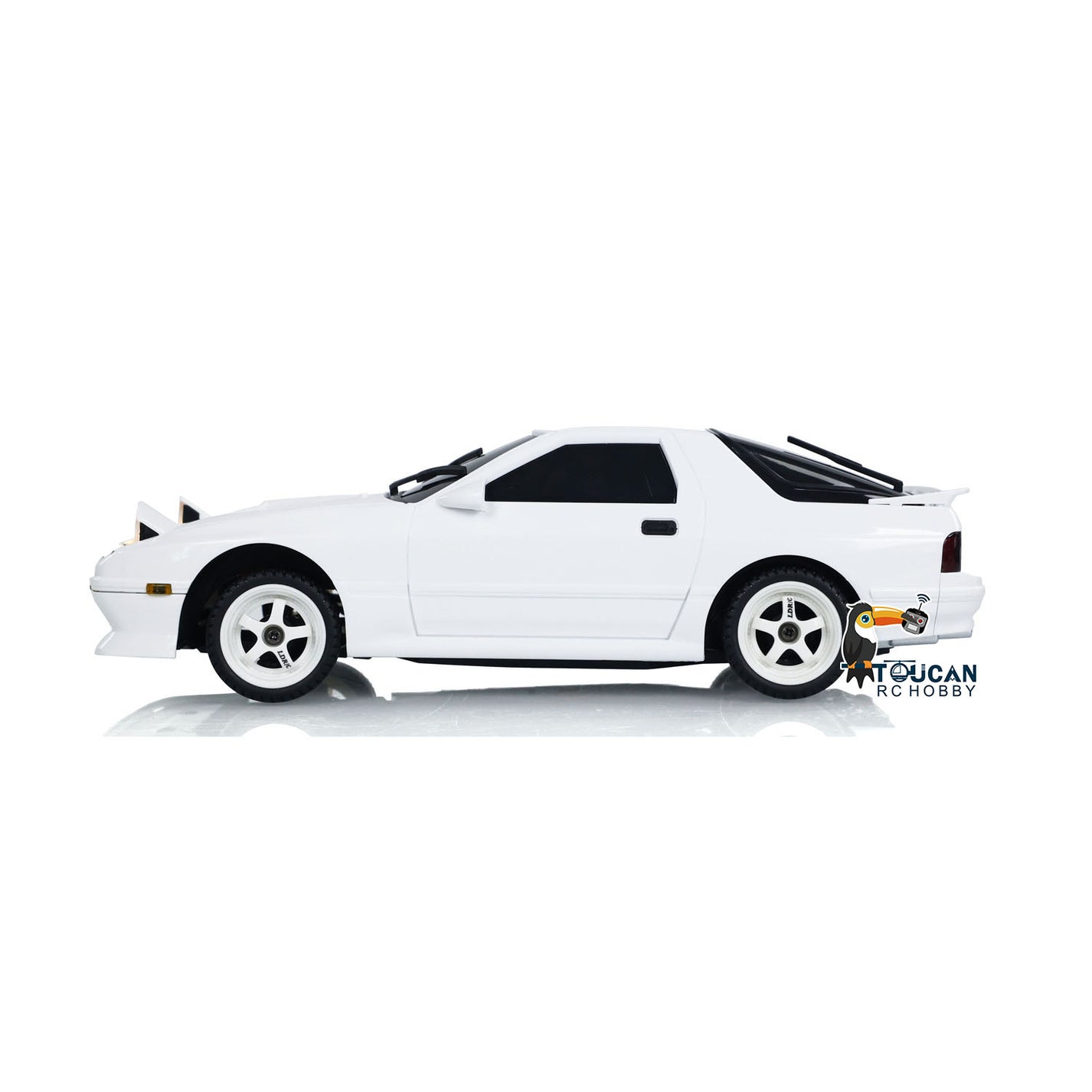 LDRC LD1802 1/18 4*2 RX7 RC Racing Car RWD Gyroscope Wireless Control ...