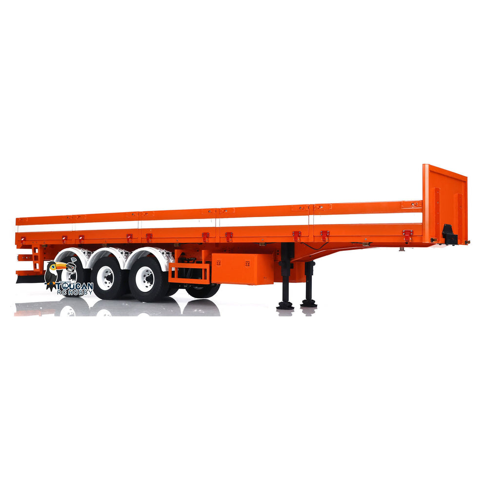3 Axles 1/14 Metal Semi Trailer for Remote Control Tractor Truck Lorry ...