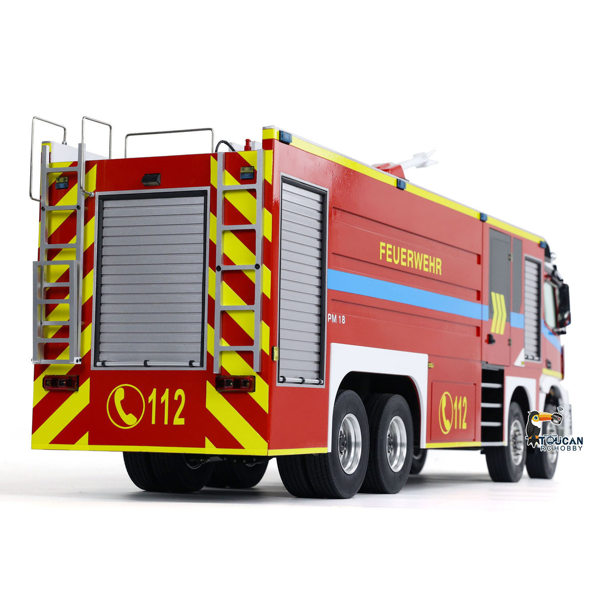 8x4 1/14 Scale Metal RC Fire Fighting Truck Chassis Radio Control Fire ...