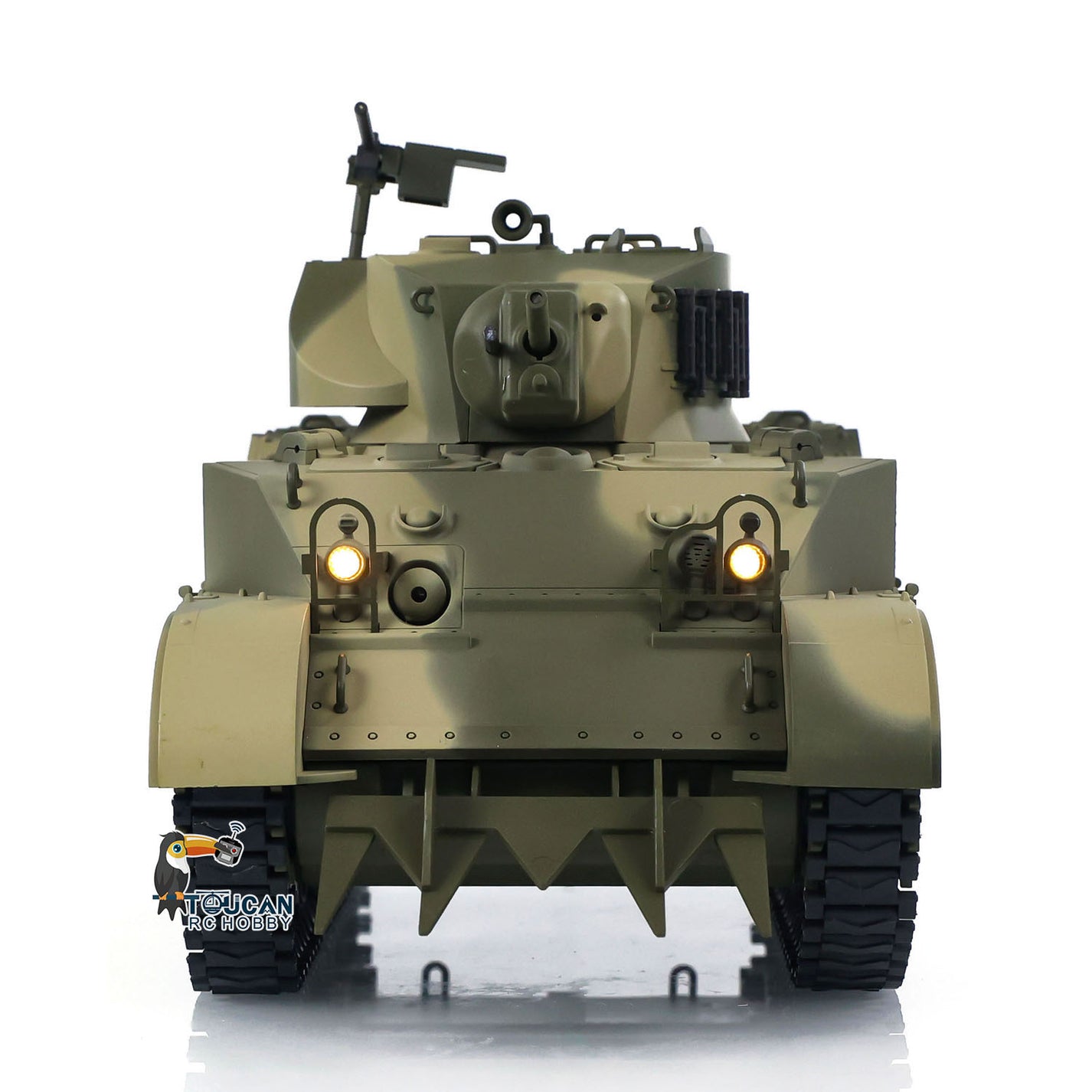 1/16 RC Tank US M5A1 Stuart VI Remote Control RTR Light Tank 360 Smoki ...