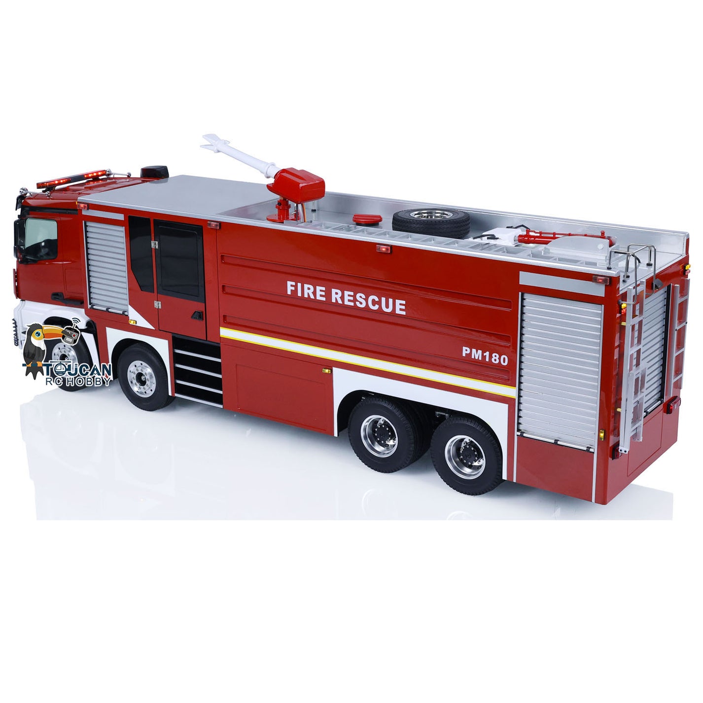 8x4 1/14 RC Fire Fighting Truck Remote Controlled Sprinkler Vehicles S ...