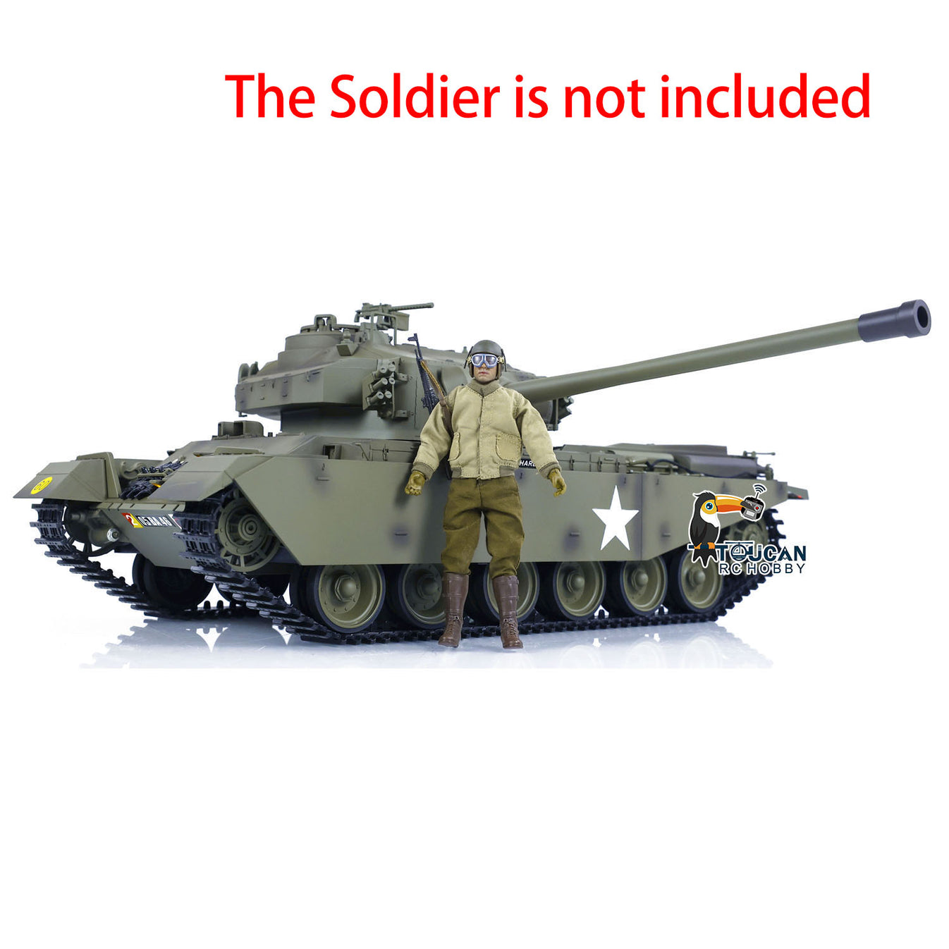 Tongde 1/16 RC Infrared Battle Tank Remote Controlled Panzer Centurion ...