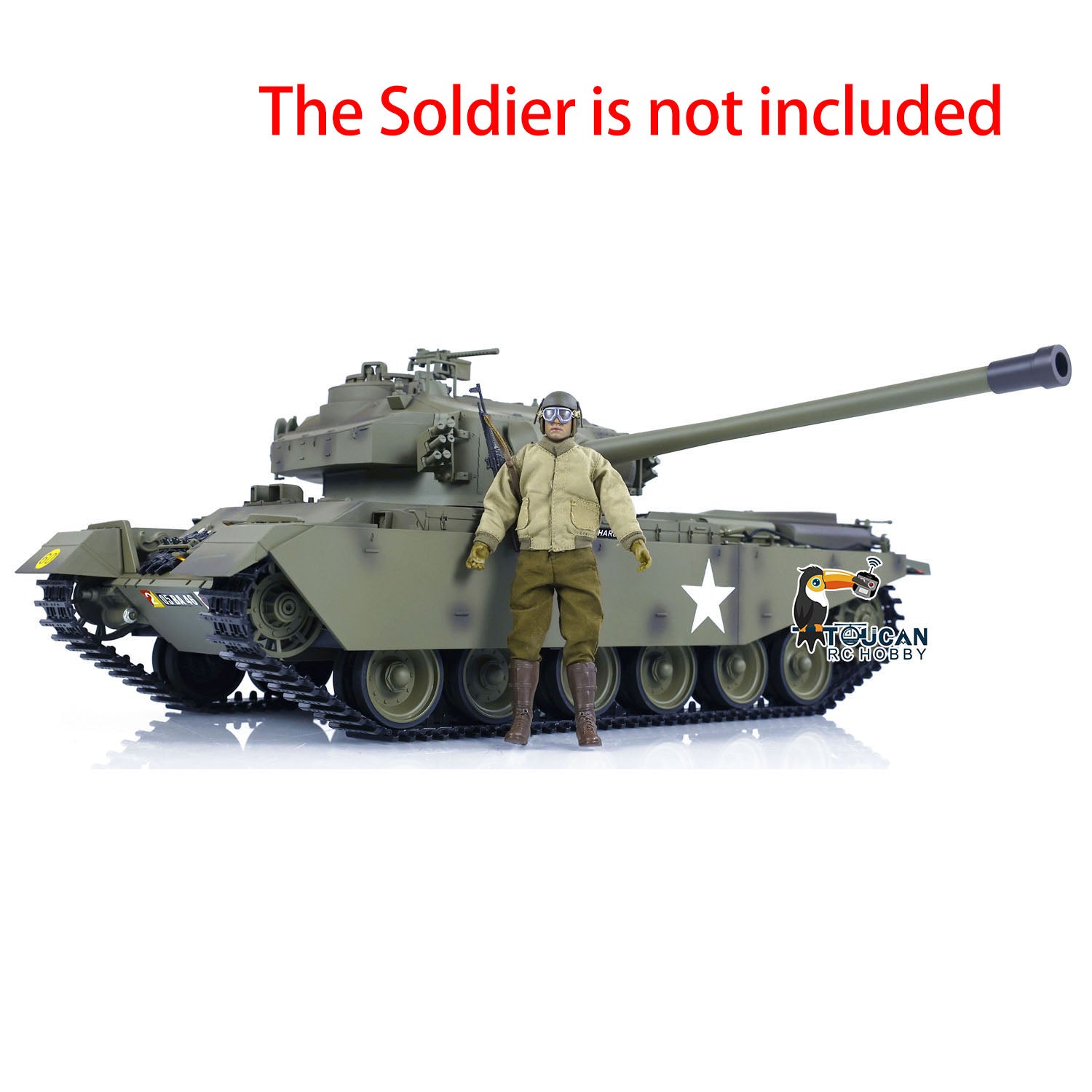 Tongde 1/16 RC Infrared Battle Tank Remote Controlled Panzer Centurion ...