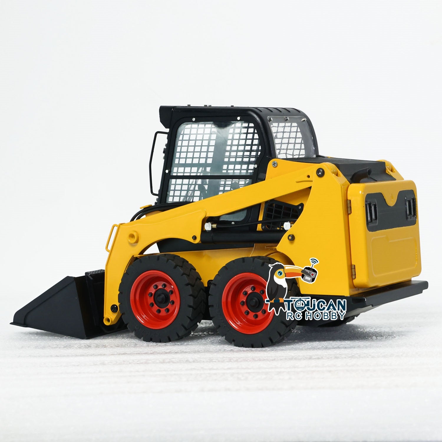 Metal 1/14 Hydraulic RC Skid-Steer Loader SM450 Remote Control Wheeled ...