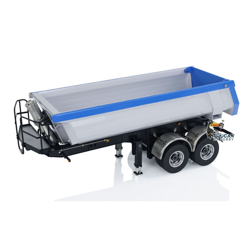 Customized LESU 1/14 RC Metal Hydraulic Dump Trailer For Tractor Truck ...