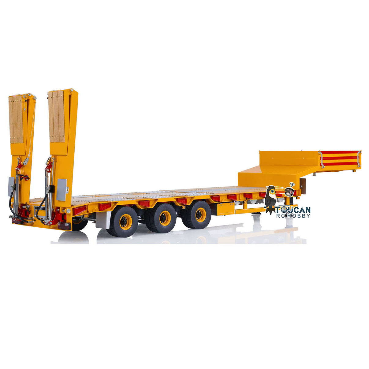 Customized LESU 1/14 Metal RC Trailer Remote Controlled Car Hobby Mode ...