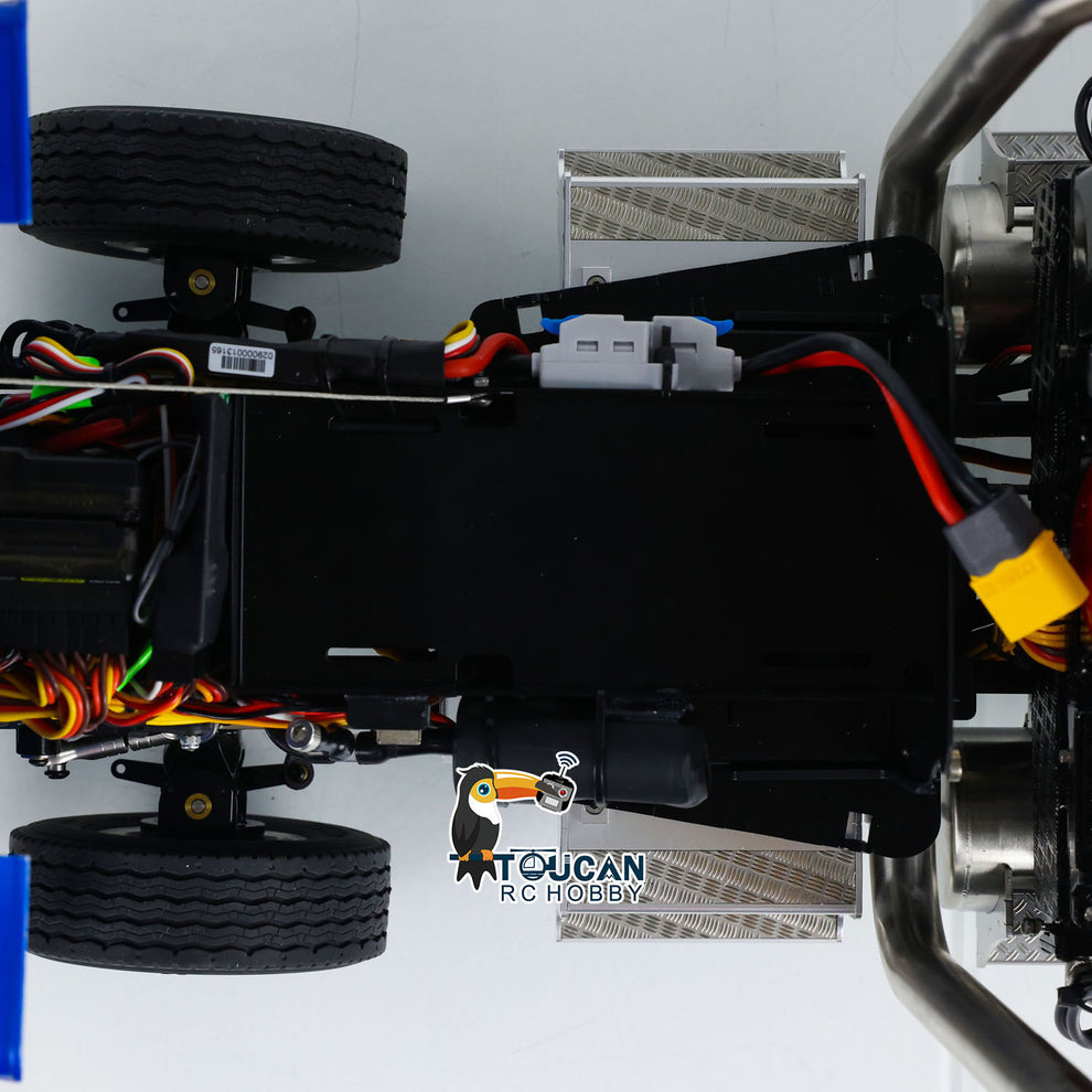 Customized RC Tractor Truck 6x6 Metal Chassis RTR 56344 for 1/14 Sound ...