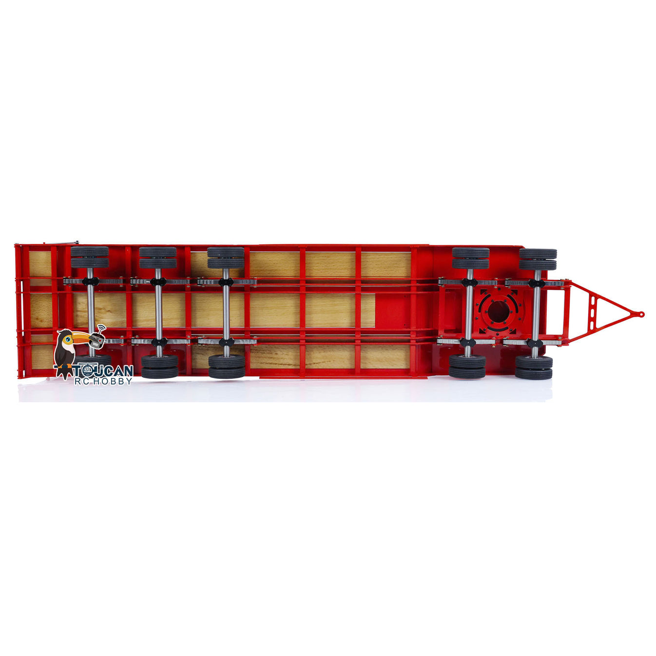 In Stock Metal Flatbed Trailer for LESU 1/14 RC Hydraulic Dumper Remot ...