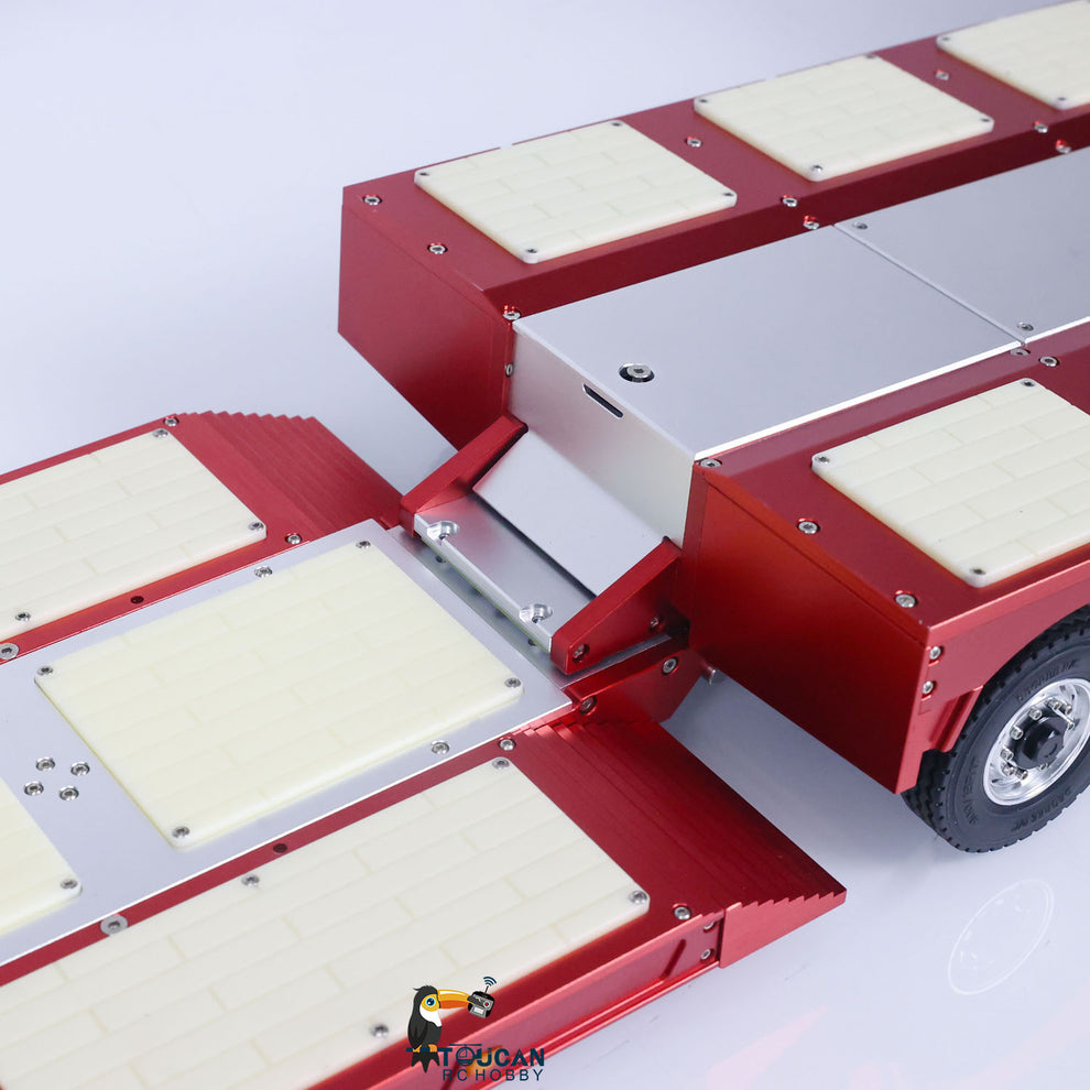 Degree 996 8 Axles Metal Painted 1/14 RC Hydraulic Trailer Remote Cont ...