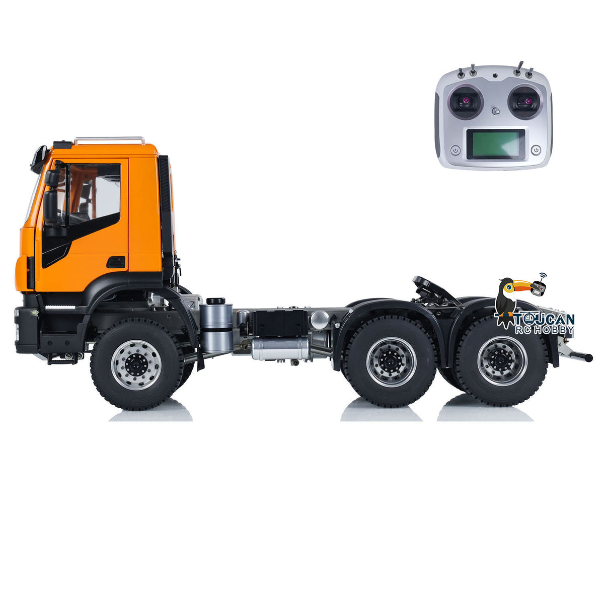 1/14 6x6 RC Tractor Radio Controlled Truck 2-speed Transmission Car So ...