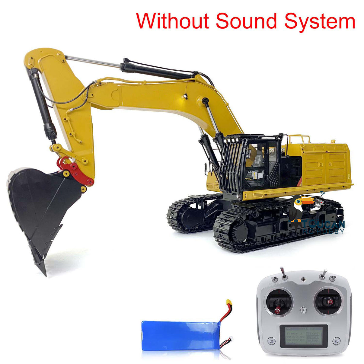 Metal 1/14 374F Hydraulic RC Excavator Remote Control Engineering Vehi ...