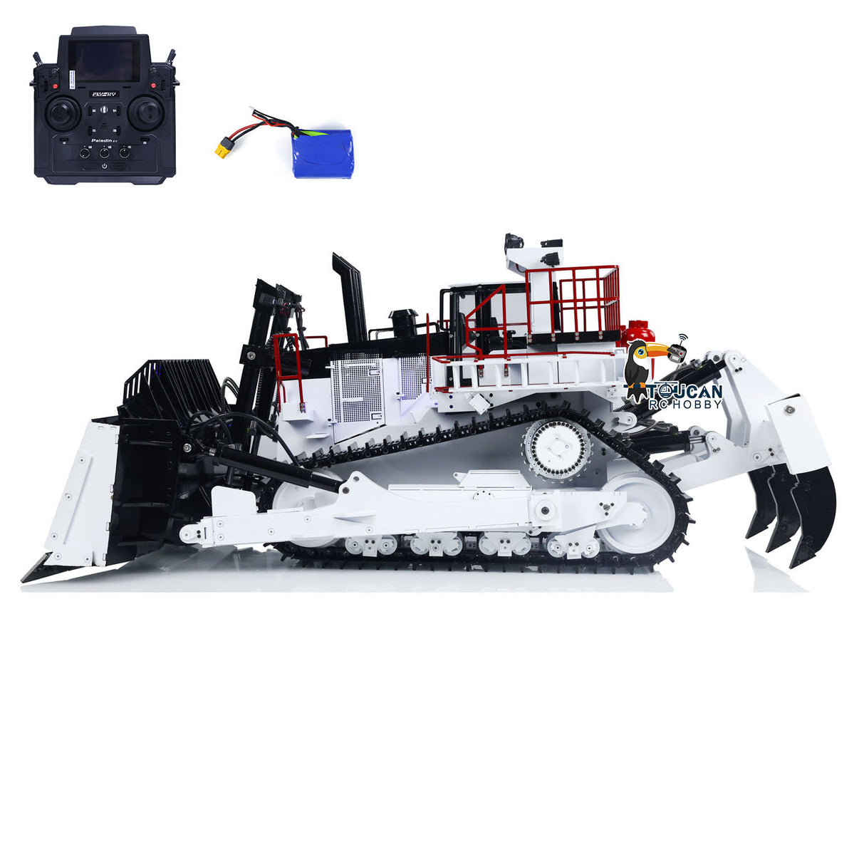 1/14 D11T 3-Plow RC Hydraulic Heavy-duty Bulldozer Remote Control Doze ...