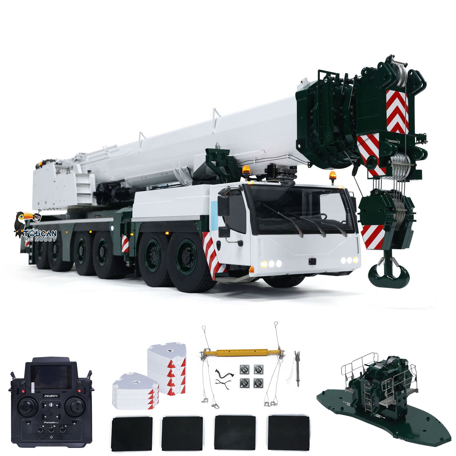 Eyewhale 1/14 6 Axles LTM1350 RC Hydraulic Mobile Cranes – TOUCAN RC HOBBY