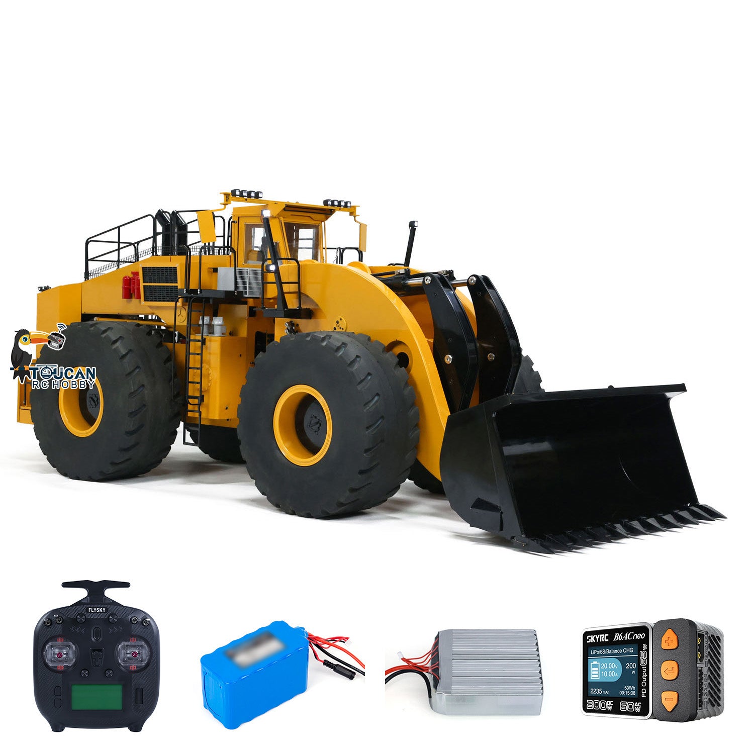 TOUCAN 1/14 Scale L2350 RC Hydraulic Loader Heavy Duty RTR Radio Contr ...