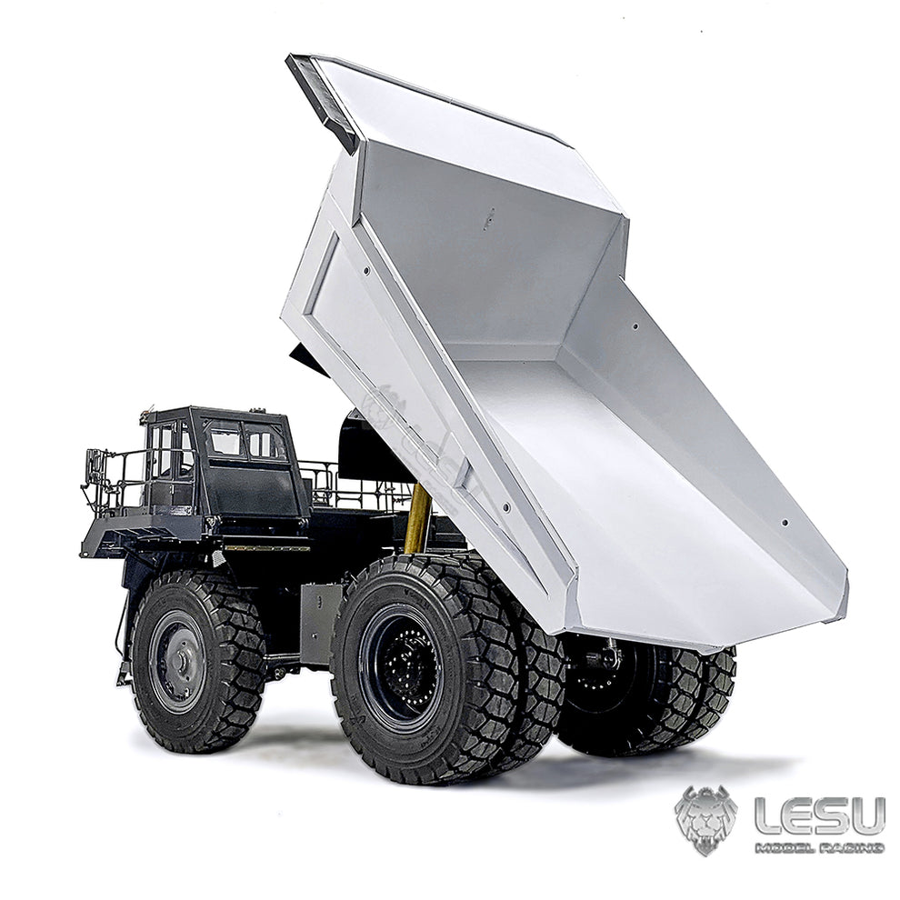 LESU 1/16 Metal Hydraulic RC Mining Truck Aoue R100E Radio Controlled ...