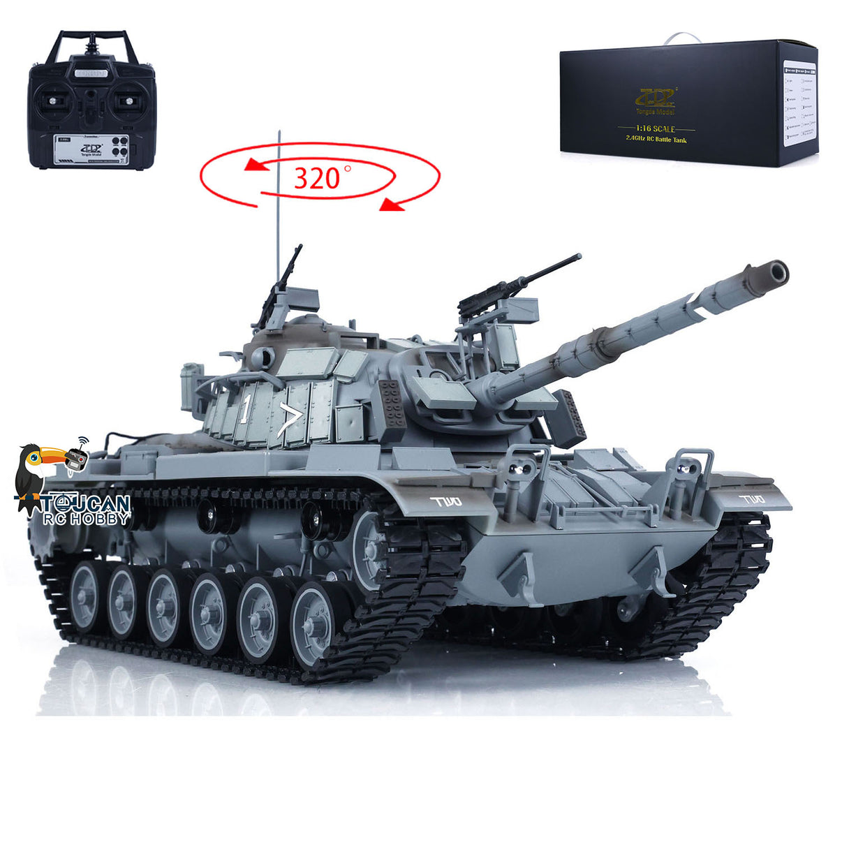 1/16 Tongde Israel RC Panzer Remote Control Infrared Battle Tanks Mili ...