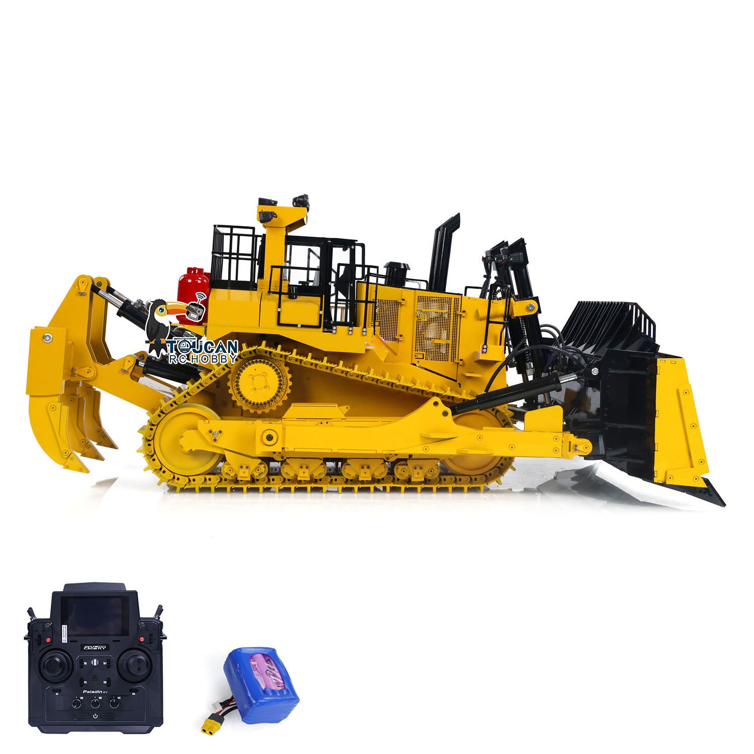 1/14 D11T 3-Plow RC Hydraulic Heavy-duty Bulldozer Remote Control Doze ...