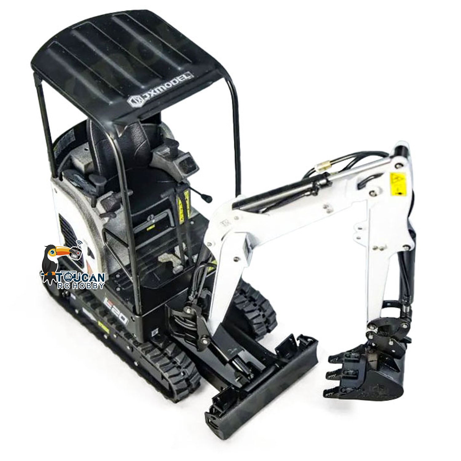 JXModel 1/14 E20 Mini RC Hydraulic Excavator Upgraded Remote Control D – TOUCAN RC HOBBY