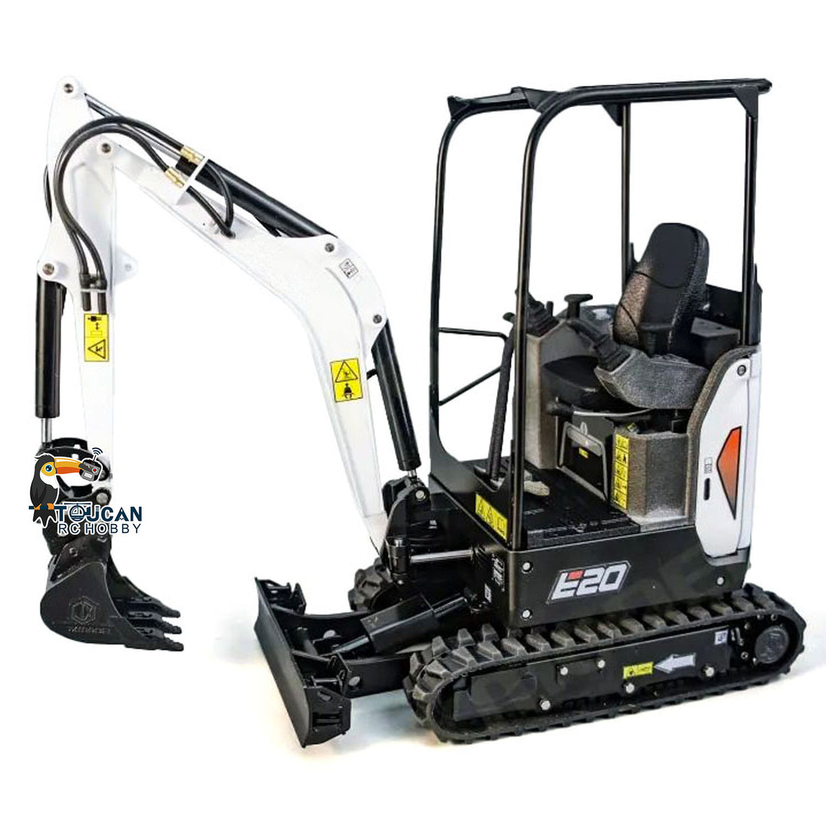 JXModel 1/14 E20 Mini RC Hydraulic Excavator Upgraded Remote Control D ...