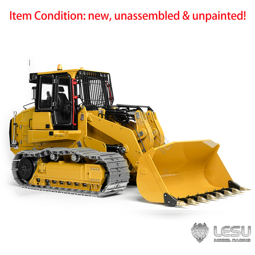 LESU 1/14 973K Hydraulic RC Tracked Loader Metal Remote Control Car Co ...